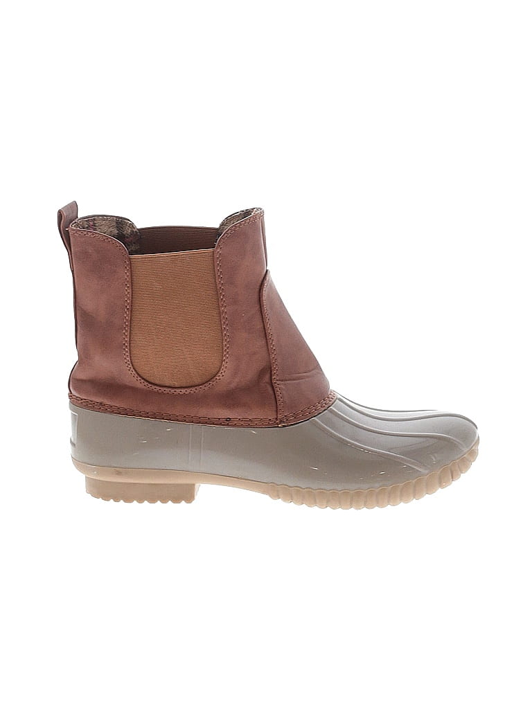 Yoki Brown Rain Boots Size 8 1/2 - 39% off | ThredUp