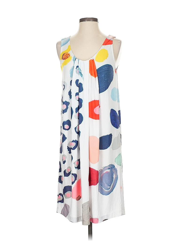 Nally & Millie Graphic White Casual Dress Size S - 76% off | ThredUp