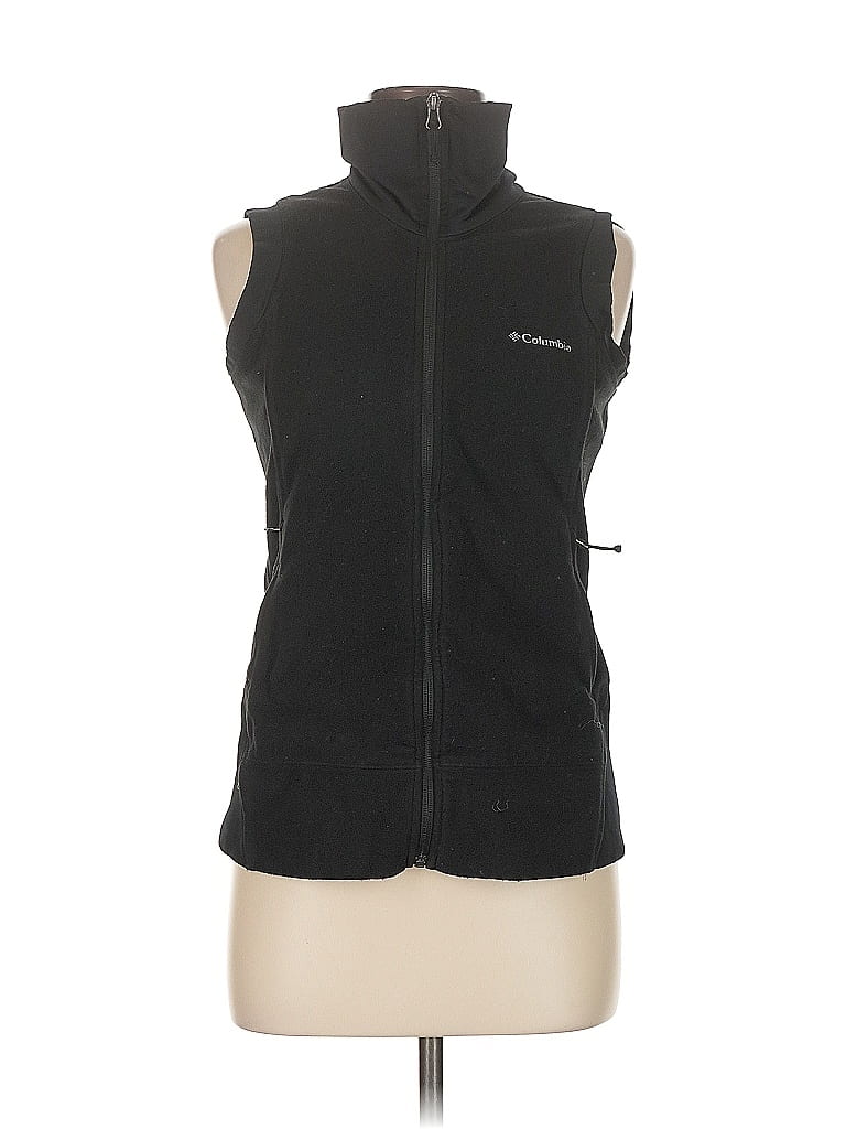 Columbia 100% Polyester Black Vest Size M - 53% off | ThredUp
