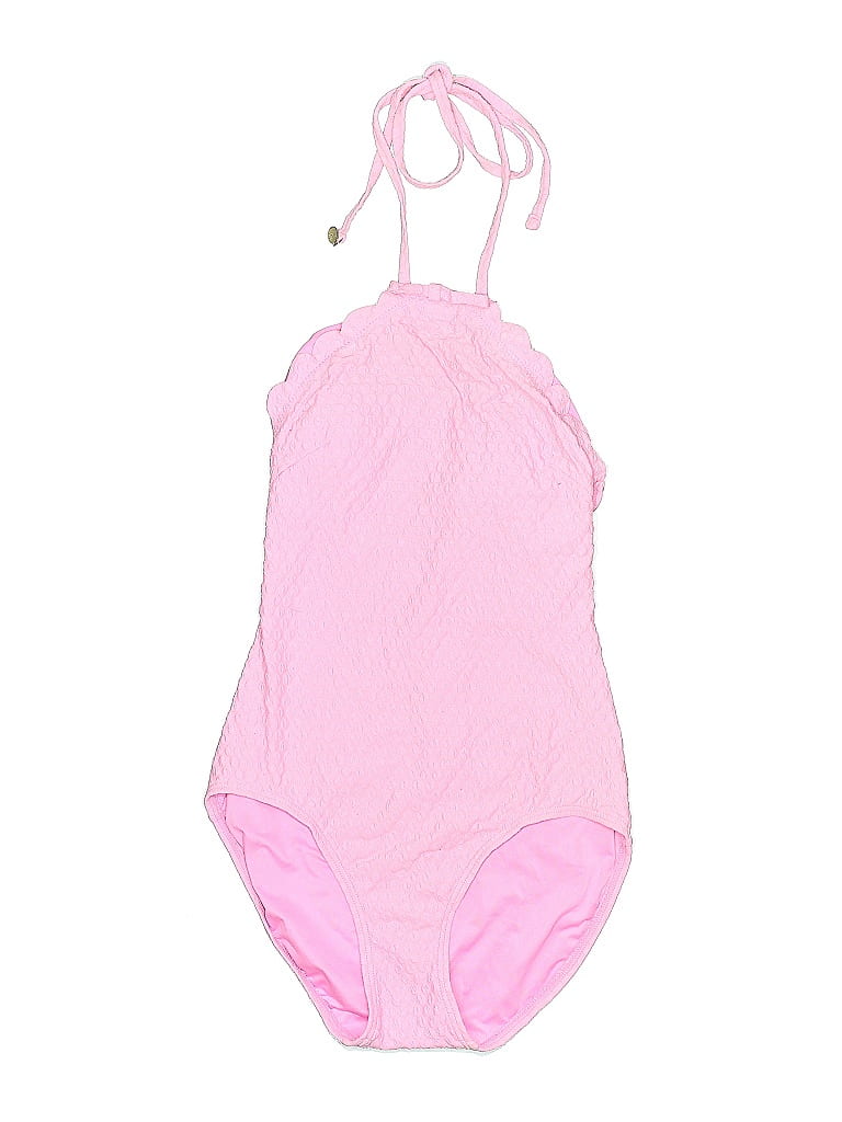 Kate Spade New York Checkered-gingham Pink One Piece Swimsuit Size S ...