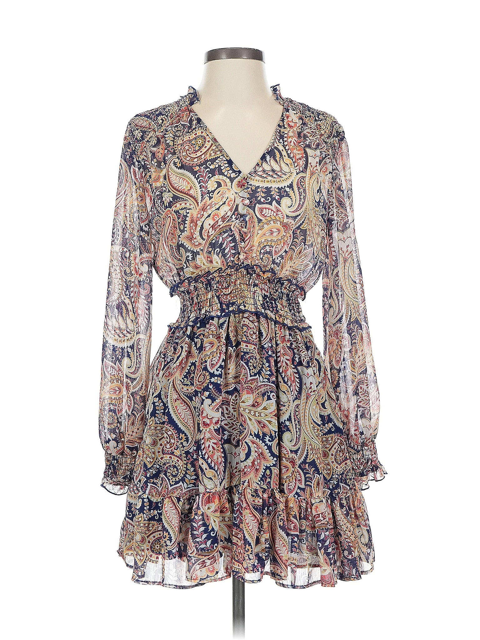 Zara Women Blue Casual Dress S | eBay