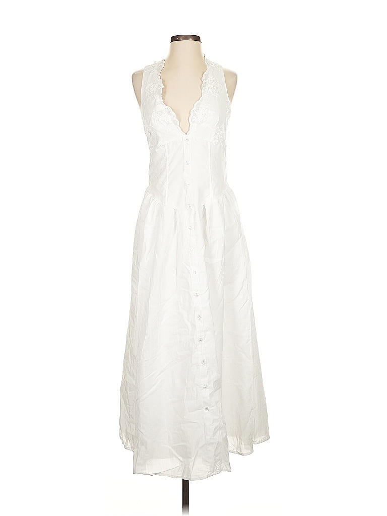 Wild Fable 100% Cotton White Casual Dress Size S - 40% off | ThredUp