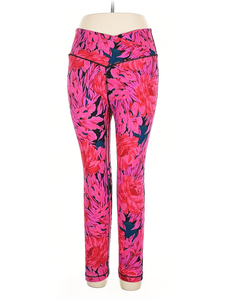 Victoria's Secret Print Pink Active Pants Size 12 - 64% off | ThredUp