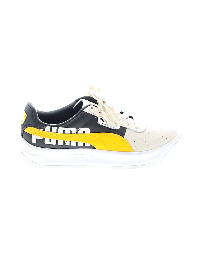 Puma Graphic Yellow Ivory Sneakers Size 8 - 47% off | ThredUp