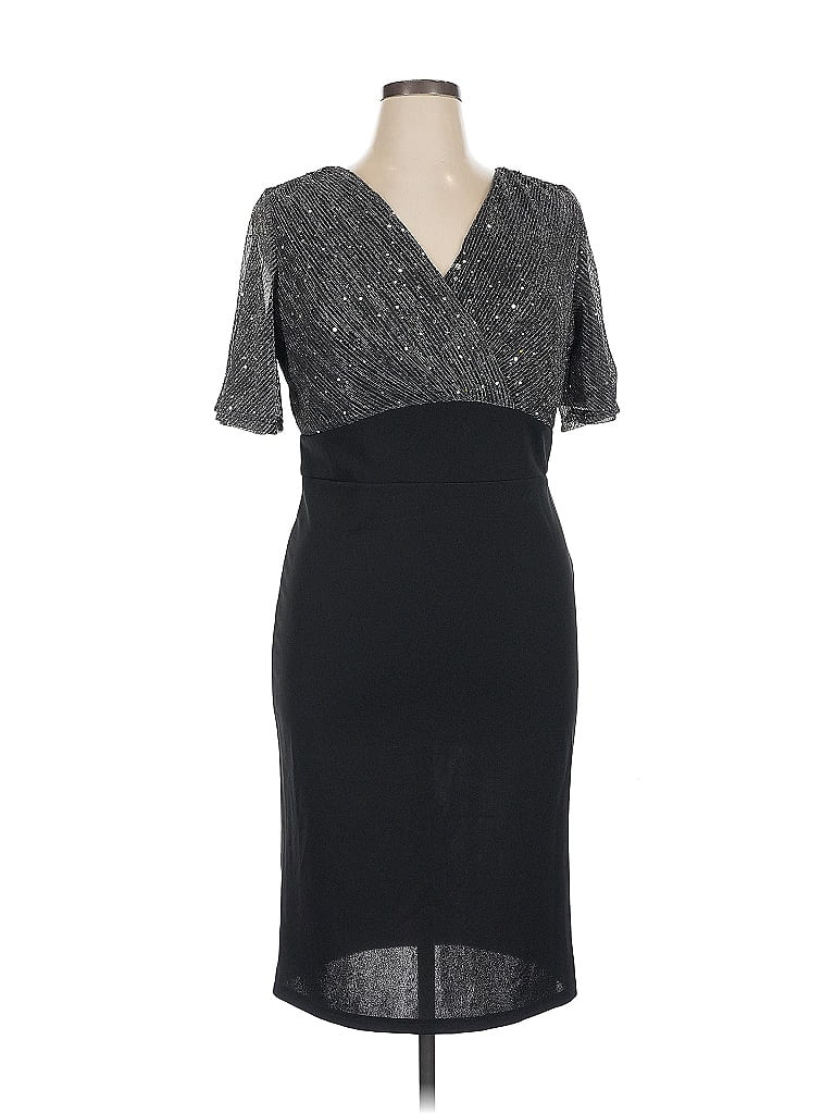 Belle Poque Stars Gray Cocktail Dress Size XL - 54% off | ThredUp