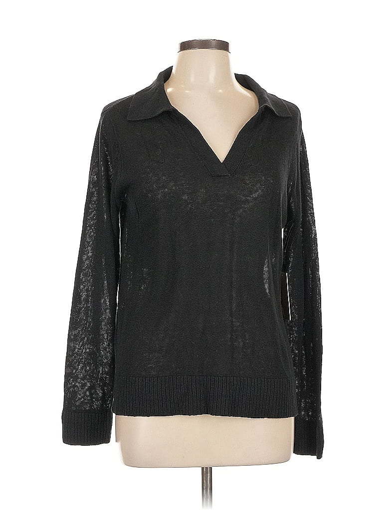 H By Halston Black Pullover Sweater Size L - 77% off | ThredUp