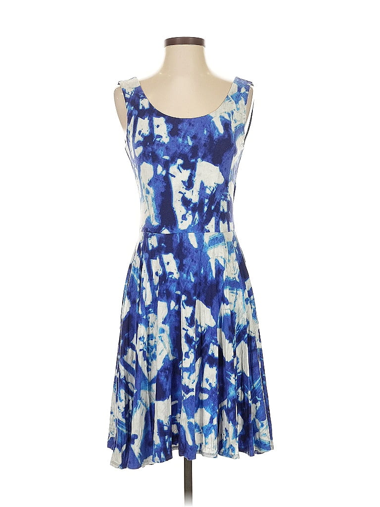 Cynthia Rowley TJX Tie-dye Blue Cocktail Dress Size S - 57% off | ThredUp