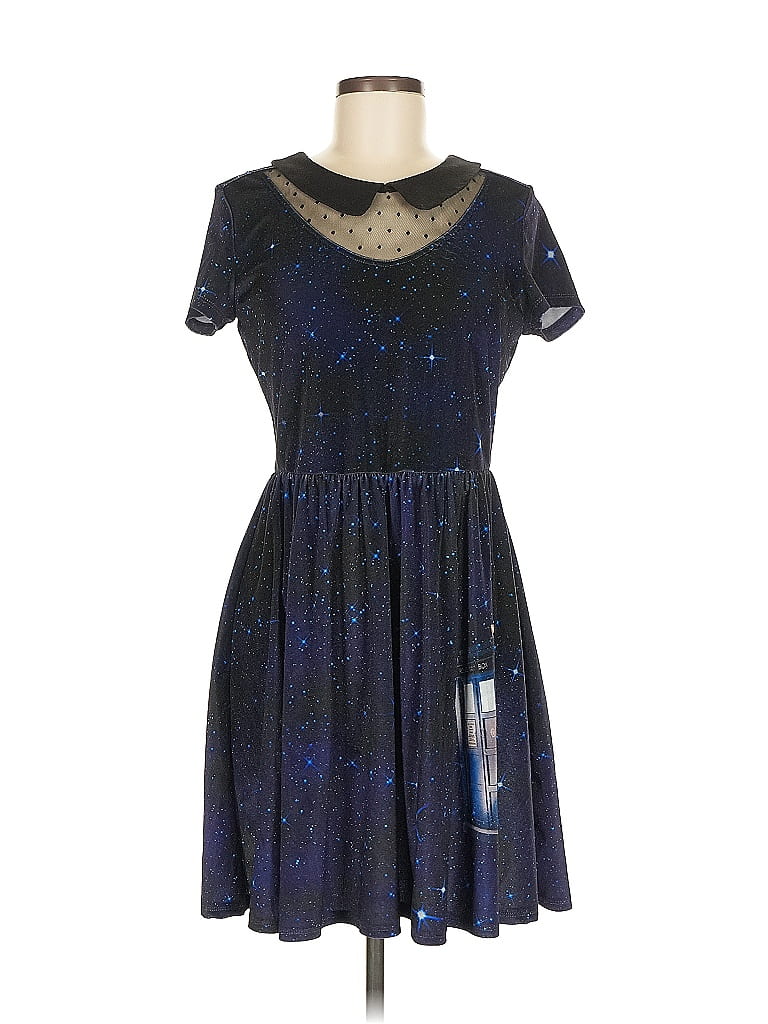Hot Topic Stars Blue Cocktail Dress Size M - 65% off | ThredUp