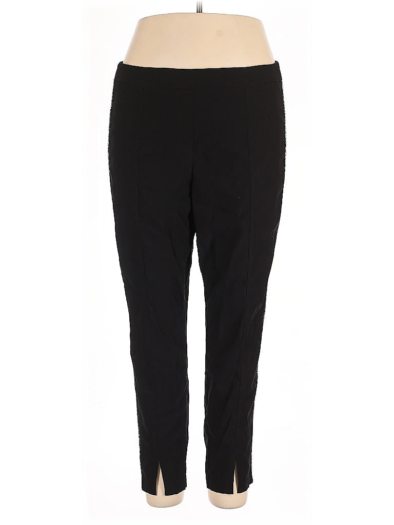 Tribal Solid Black Active Pants Size 18 - 67% off | ThredUp