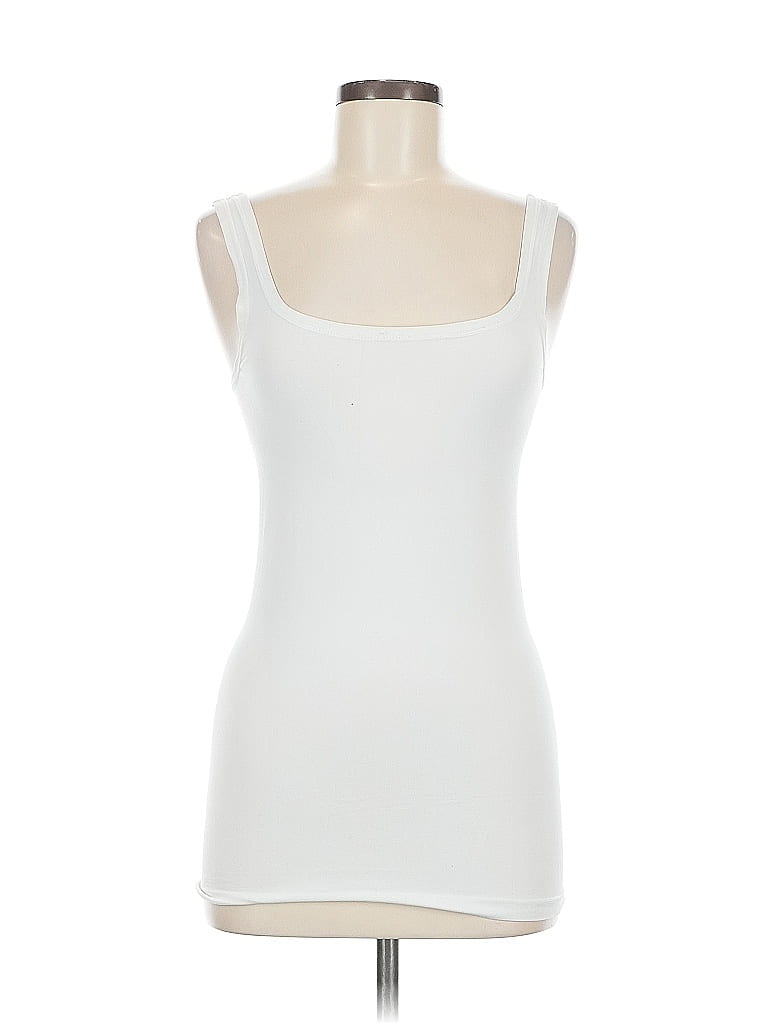Theory White Tank Top Size M - 70% off | ThredUp