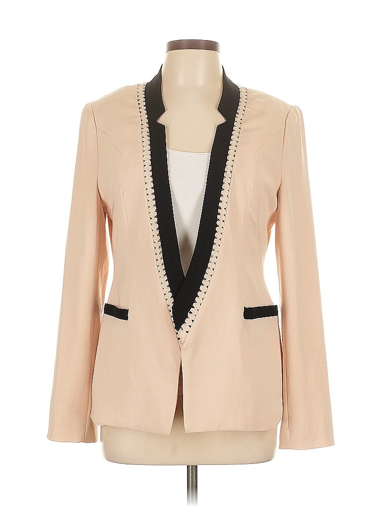 Cartonnier Ivory Tan Blazer Size L - 65% off | ThredUp