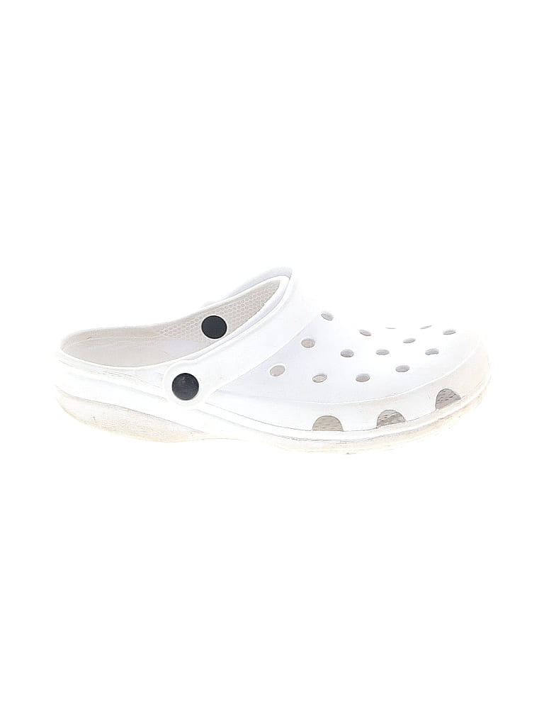 Time and Tru White Mule/Clog Size 7 - 36% off | ThredUp