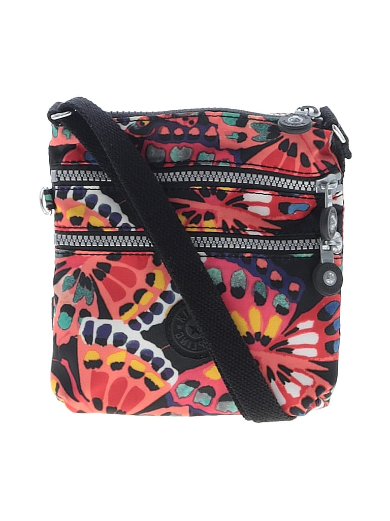 Kipling Print Red Black Crossbody Bag One size - 56% off | ThredUp