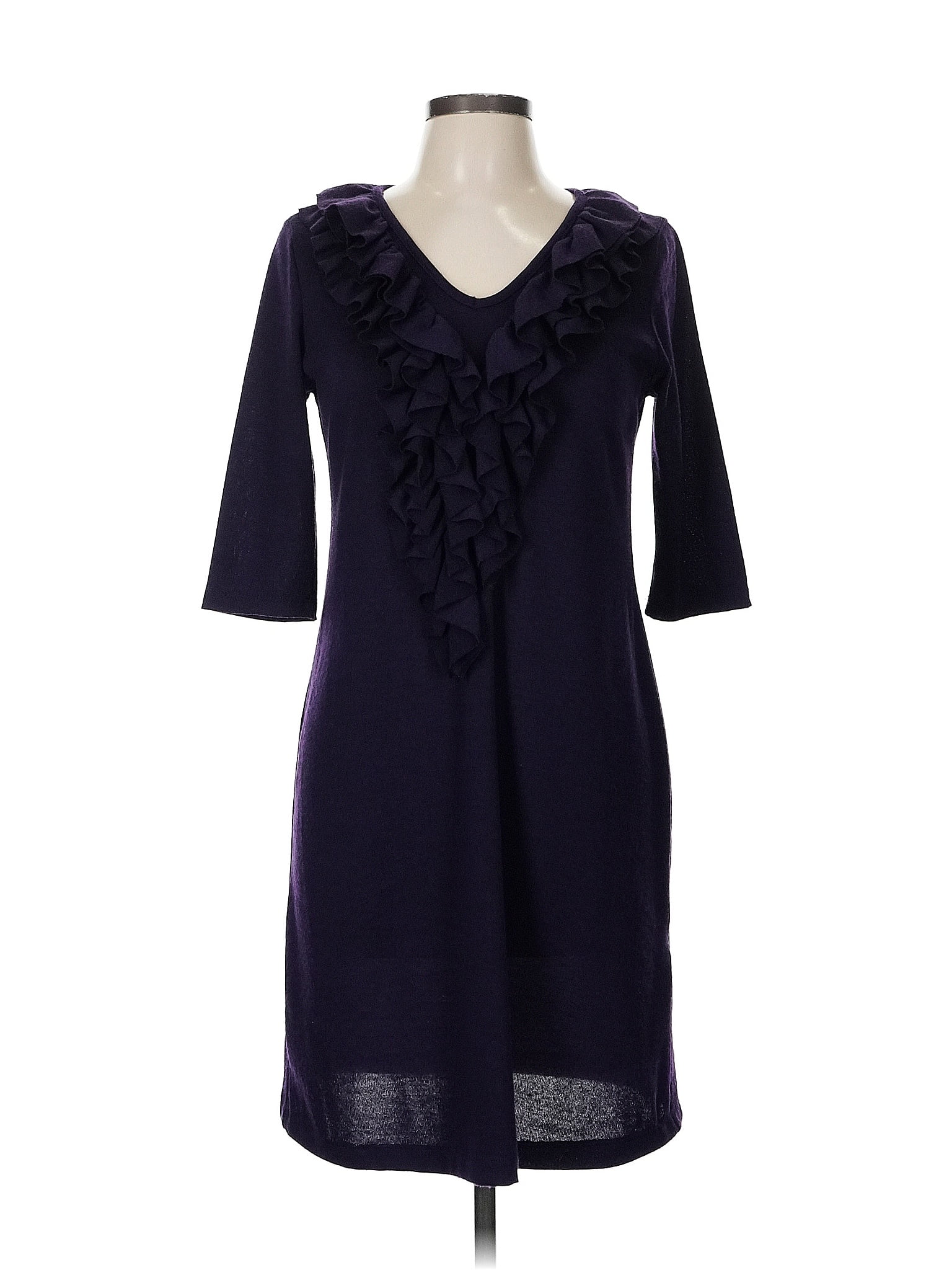Emma & Michele Women Purple 3/4 Sleeve Top M | eBay