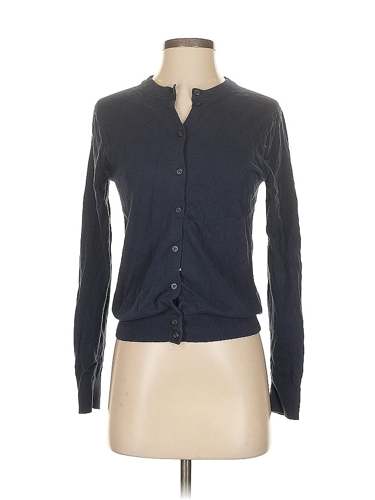 J.Crew Factory Store 100% Cotton Blue Cardigan Size S - 65% off | ThredUp