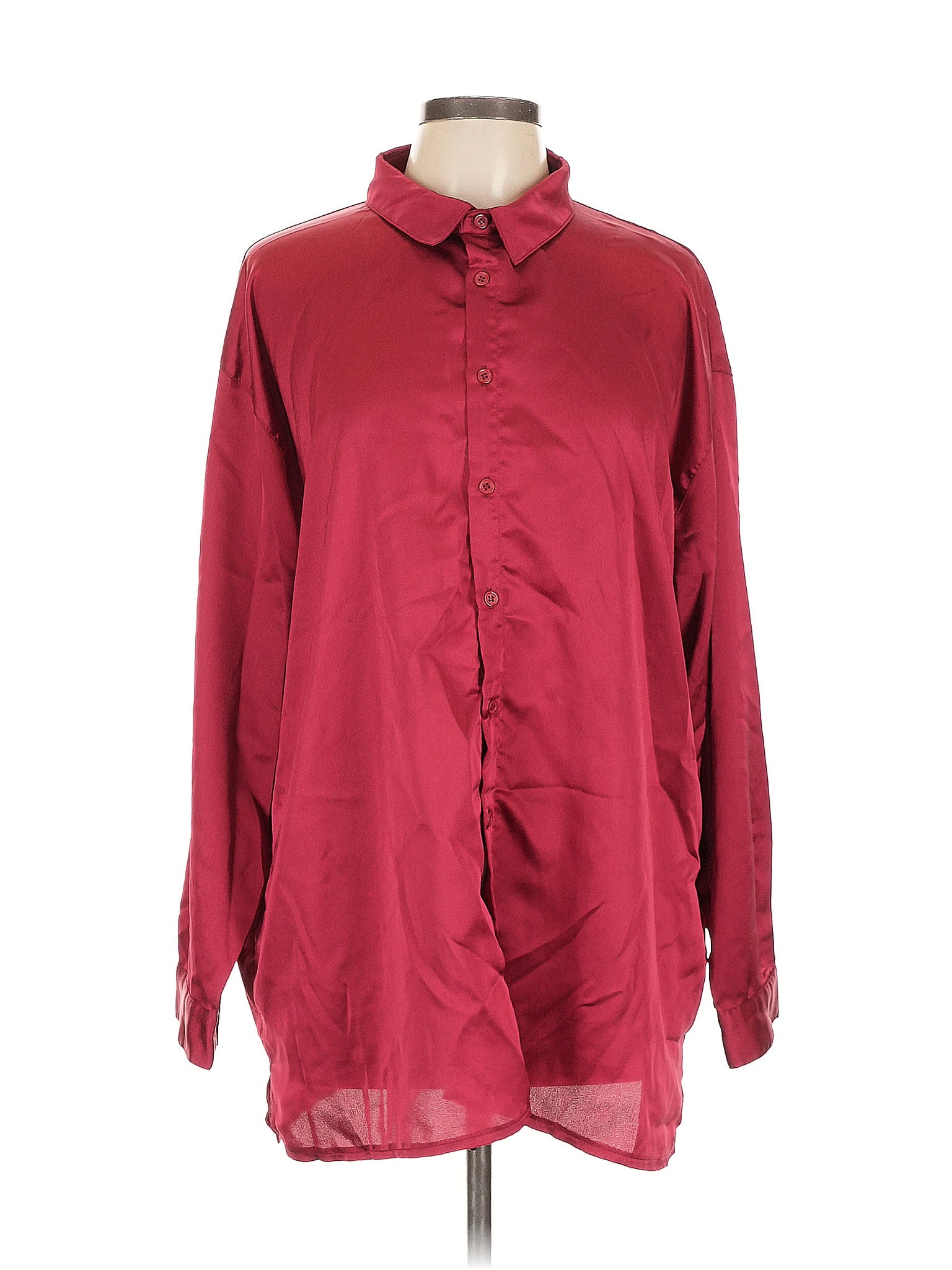 Missguided Women Red Long Sleeve Blouse 10 | eBay