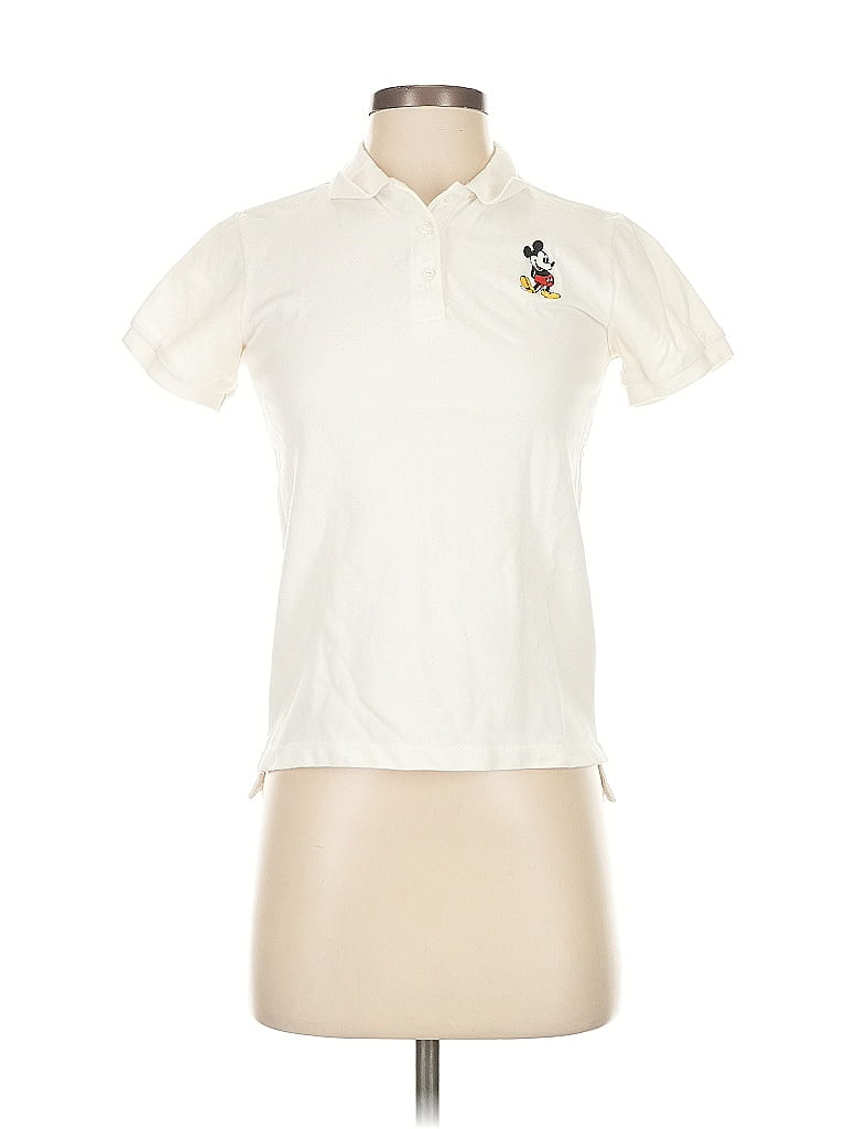 Disney Ivory Short Sleeve Polo Size S - 20% off | ThredUp
