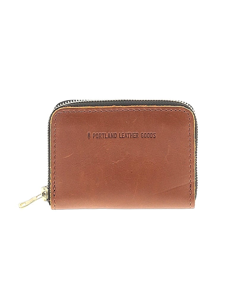 Portland Leather Goods 100% Leather Brown Leather Wallet One size - 44% ...