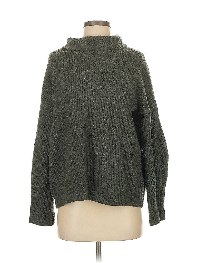 French Connection Green Turtleneck Sweater Size S - 74% off | ThredUp