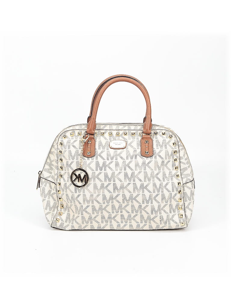 Michael Michael Kors Ivory Leather Satchel One Size 20 Off Thredup