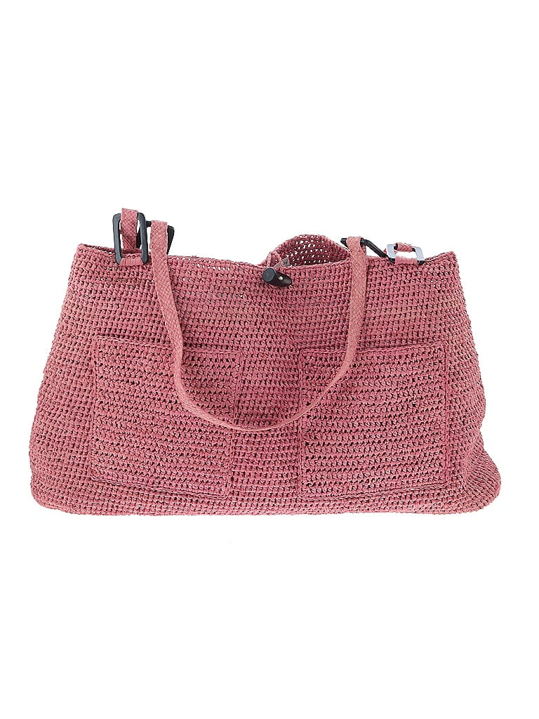 Annabel Ingall 100% Raffia Tweed Pink Tote One size - 73% off | ThredUp