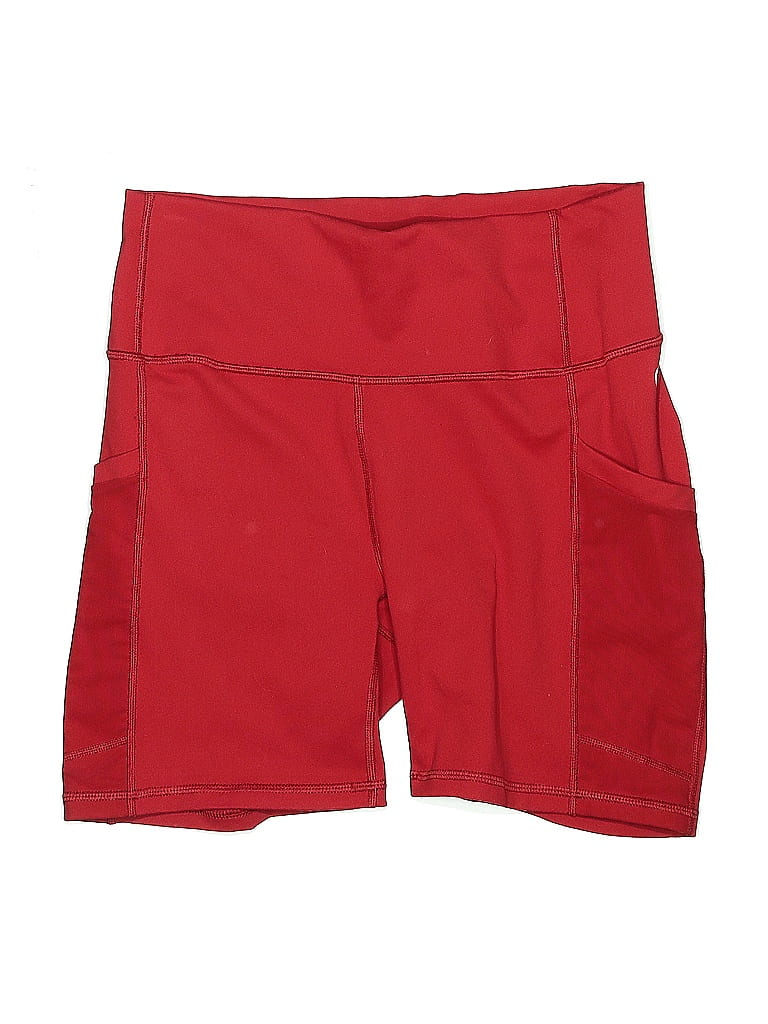 Fabletics Solid Red Athletic Shorts Size XXS (estimated) - 43% off ...
