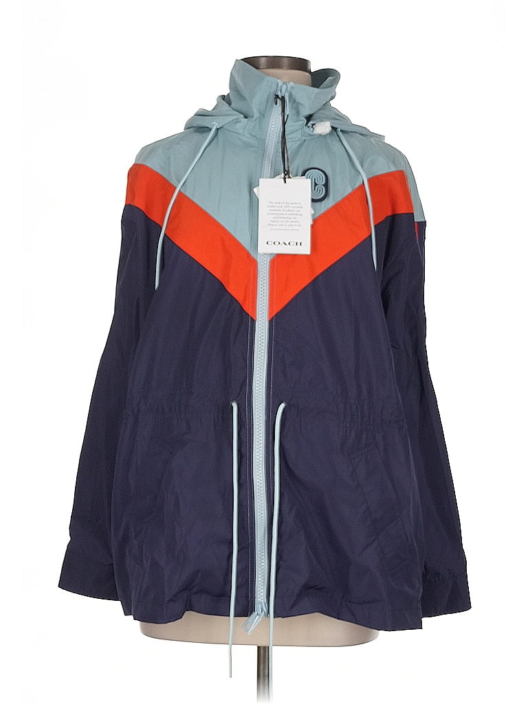 Coach 100% Polyester Color Block Blue Windbreaker Size M - 71% off ...