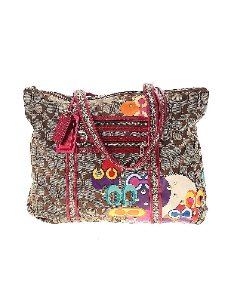 Coach Factory Print Gray Tan Tote One size - 58% off | ThredUp