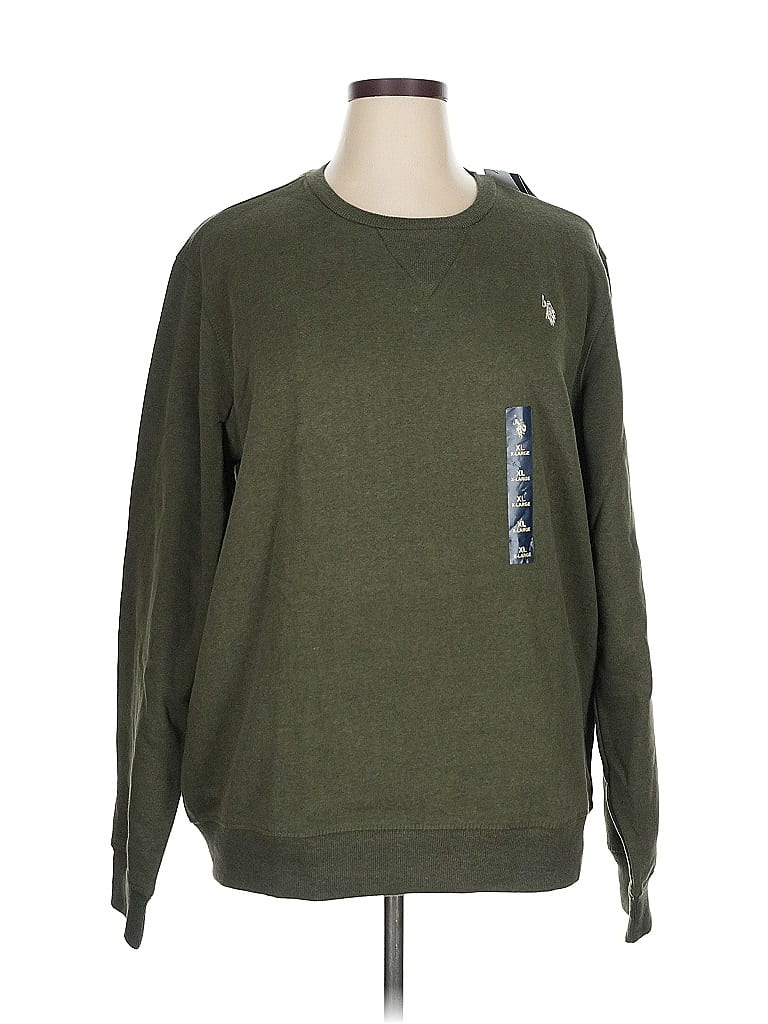 U.S. Polo Assn. Green Pullover Sweater Size XL - 57% off | ThredUp