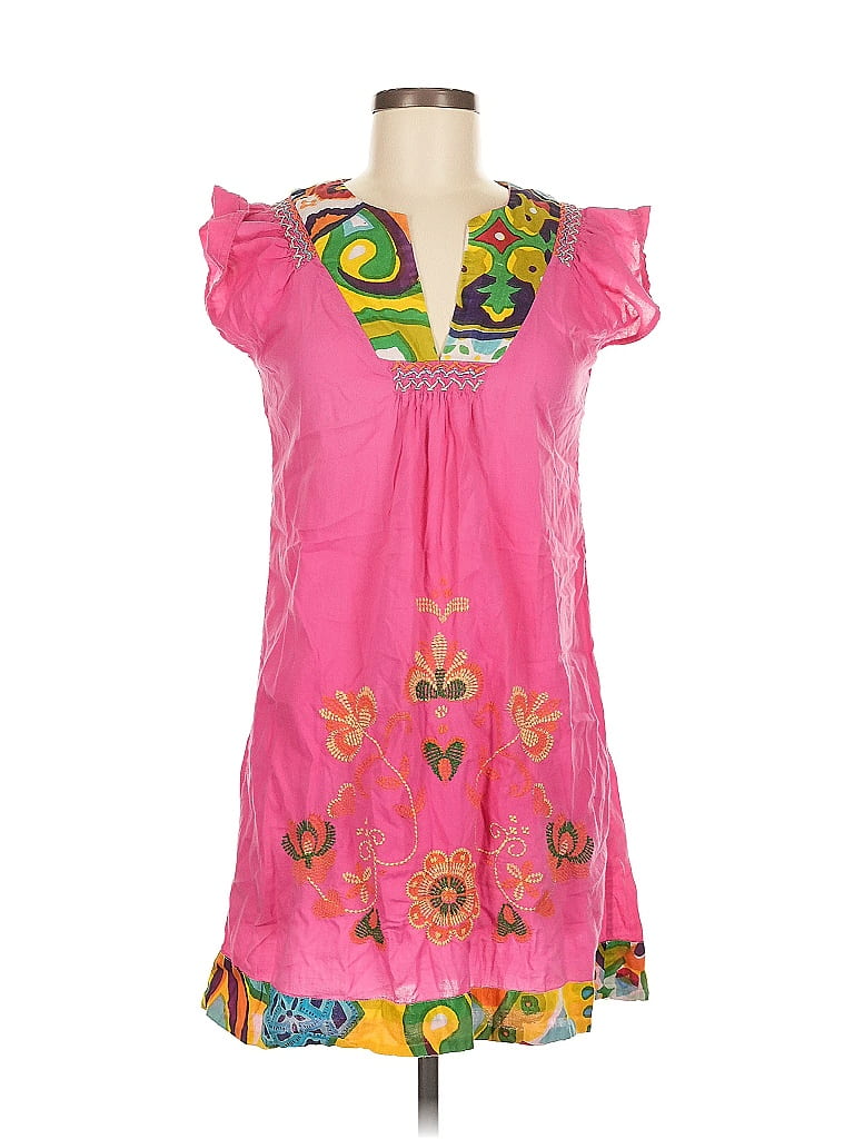 Pura Vida 100% Cotton Pink Casual Dress Size 6 - 39% off | ThredUp