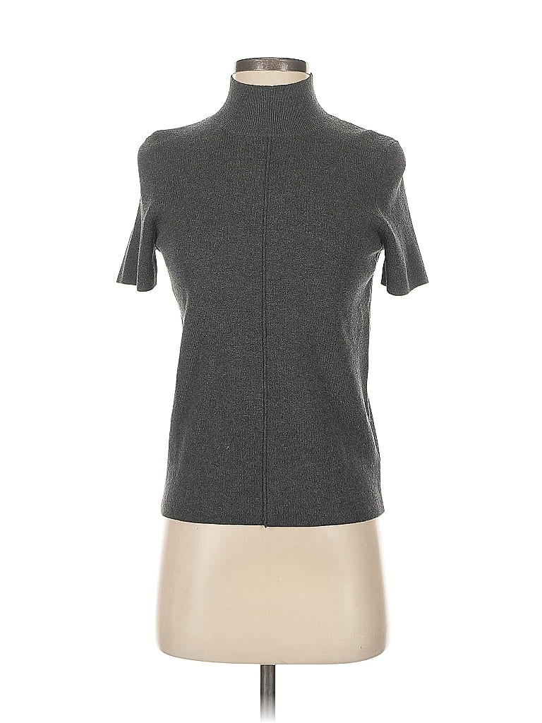 Saks Fifth Avenue Gray Turtleneck Sweater Size S - 77% off | ThredUp