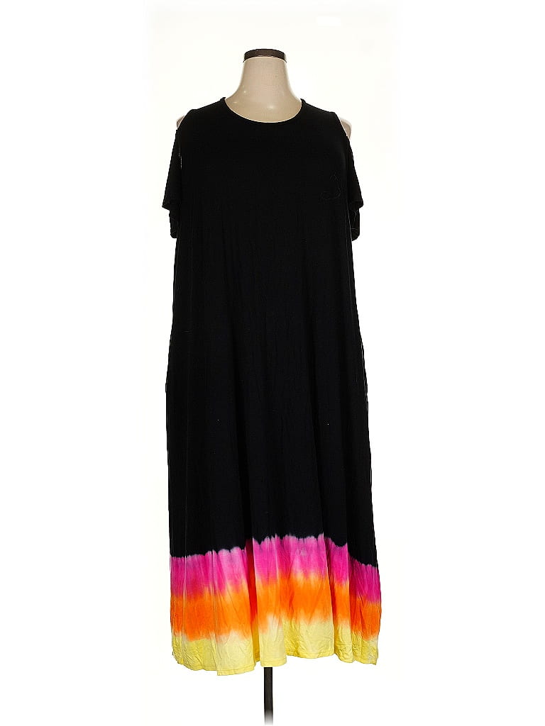 Lane Bryant Tie-dye Black Casual Dress Size 22 - 57% off | ThredUp