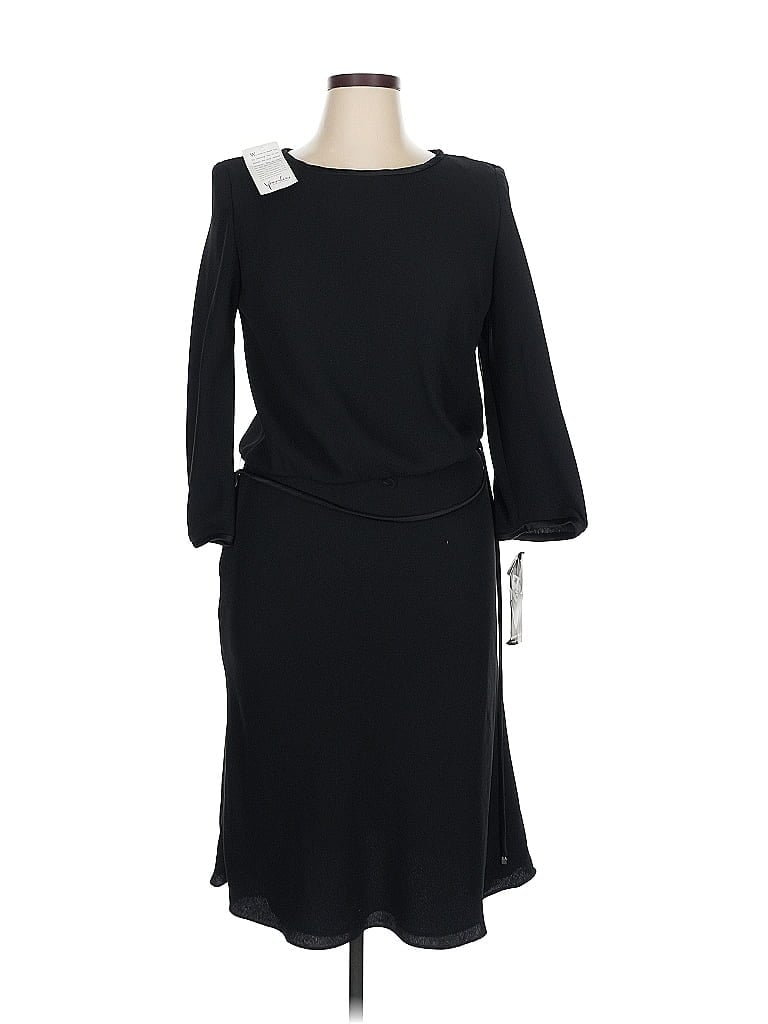 Donna Ricco 100% Polyester Black Casual Dress Size 14 - 74% off | ThredUp