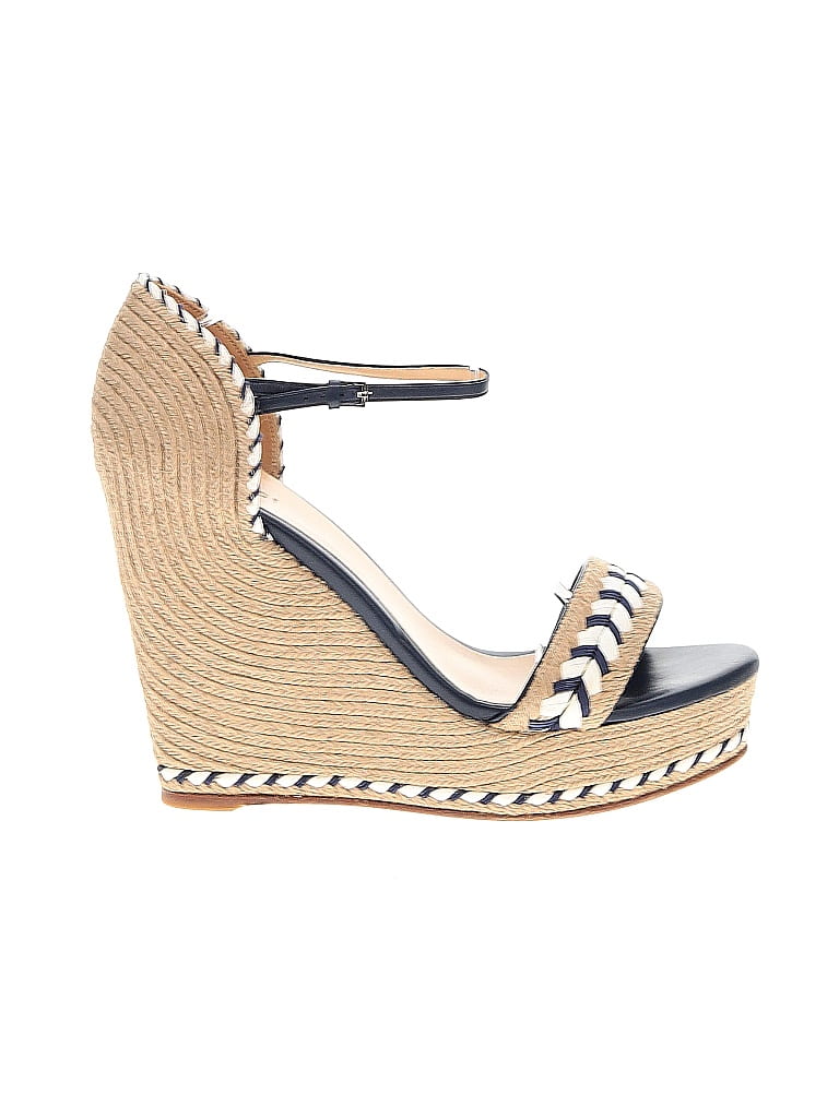 Gucci 100% Raffia Ivory Tan Raffia Tiffany Espadrille Platform Wedges ...
