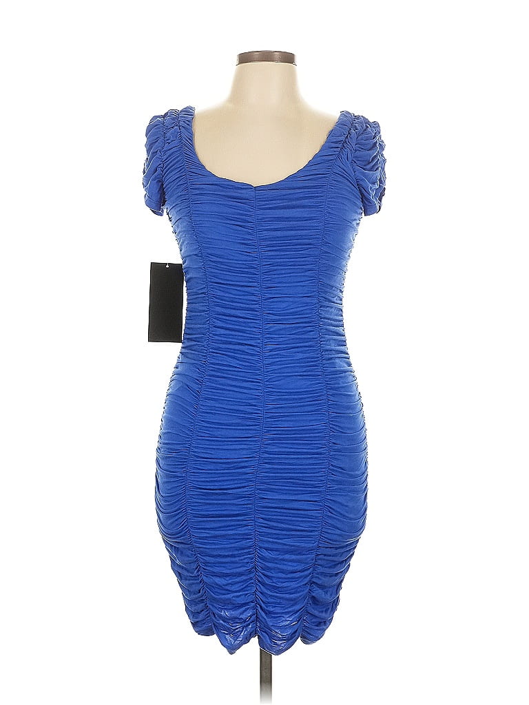Bebe Blue Cocktail Dress Size L - 73% off | ThredUp
