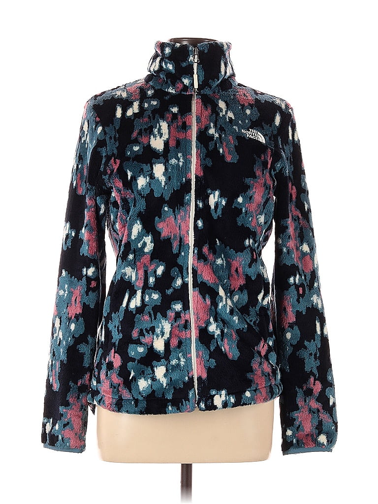 The North Face 100% Polyester Print Blue Jacket Size M - 58% off | ThredUp