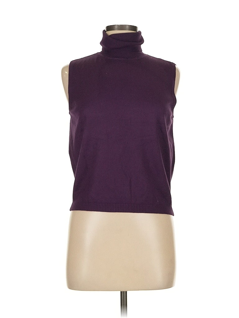 Apostrophe Purple Sweater Vest Size M - 52% off | ThredUp