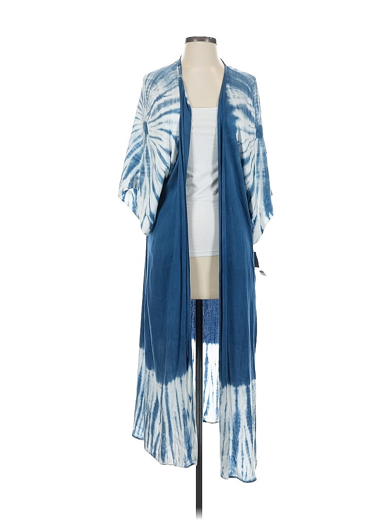 RIVER + SKY Blue Kimono Size XS - Sm - 74% off | ThredUp