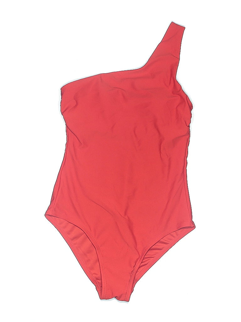 Kona Sol Solid Red One Piece Swimsuit Size S - 21% off | ThredUp