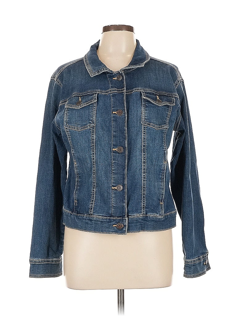 Rockstar Denim Blue Denim Jacket Size L - 69% off | ThredUp