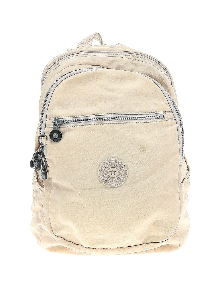 Kipling Ivory Tan Backpack One size - 46% off | ThredUp