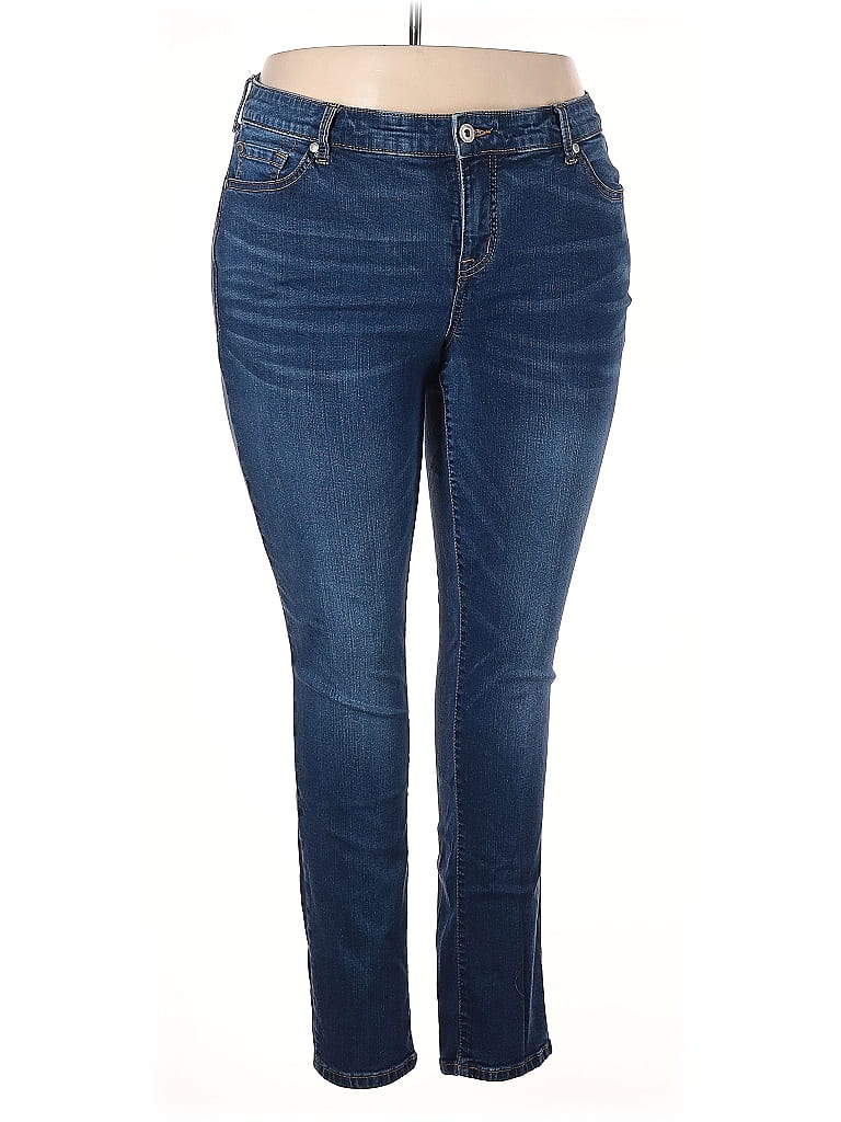 Torrid Solid Blue Jeans Size 18 (tall) - 57% off | ThredUp