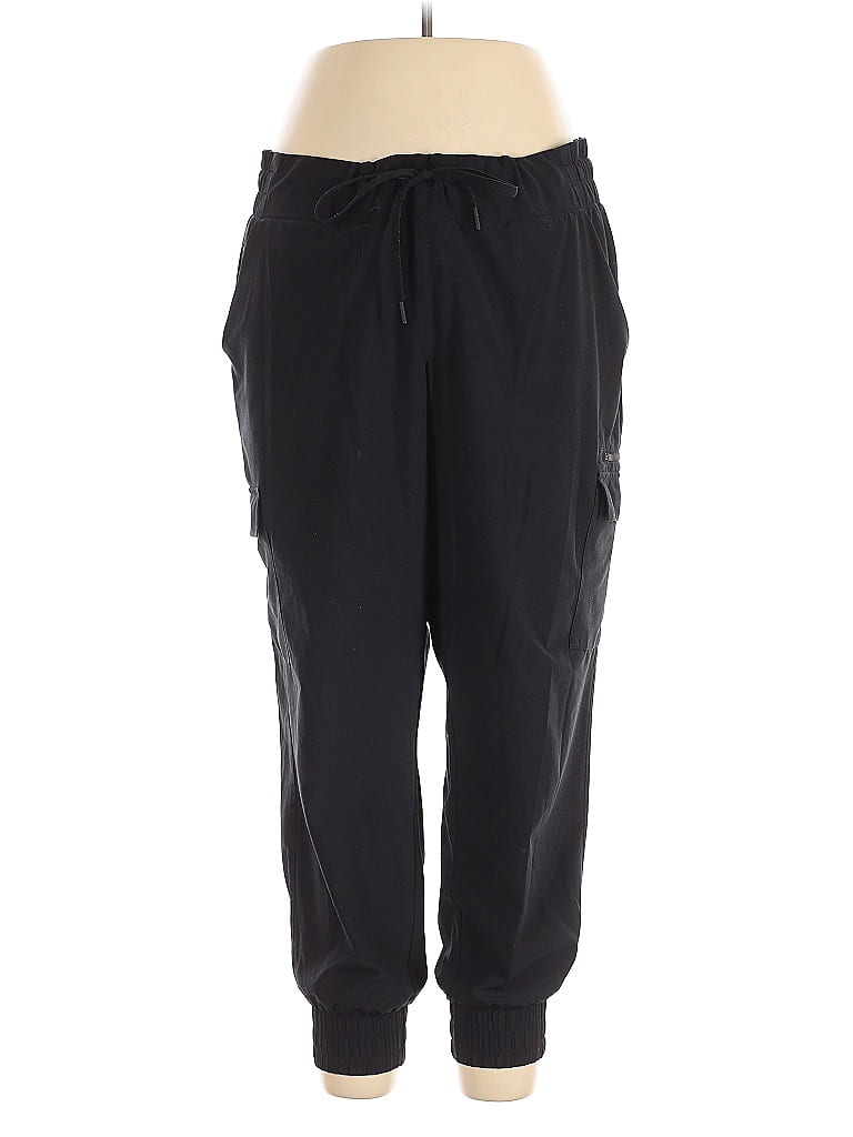 all in motion Solid Black Track Pants Size XL - 37% off | ThredUp