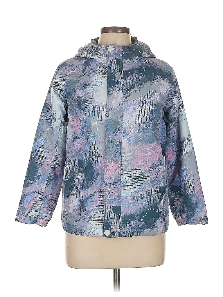 all in motion 100% Recycled Polyester Print Blue Raincoat Size L - 52% ...