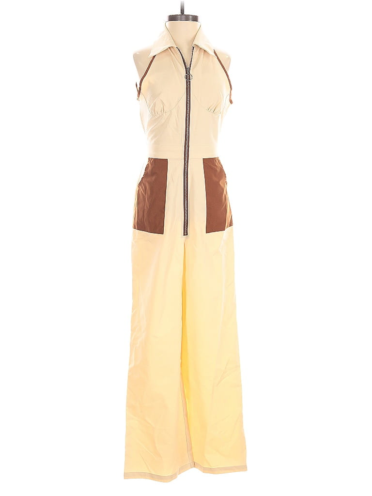 Cider Color Block Yellow Jumpsuit Size XS - 35% off | ThredUp