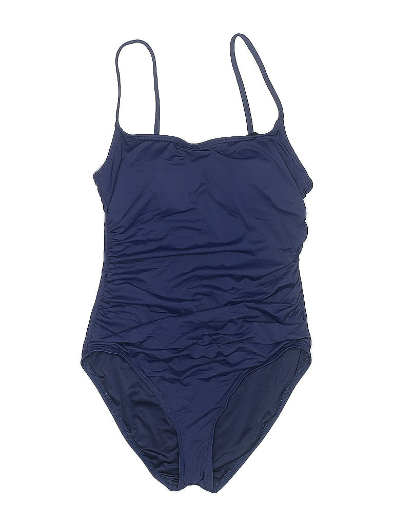 Anne Cole Solid Blue One Piece Swimsuit Size S - 63% off | ThredUp