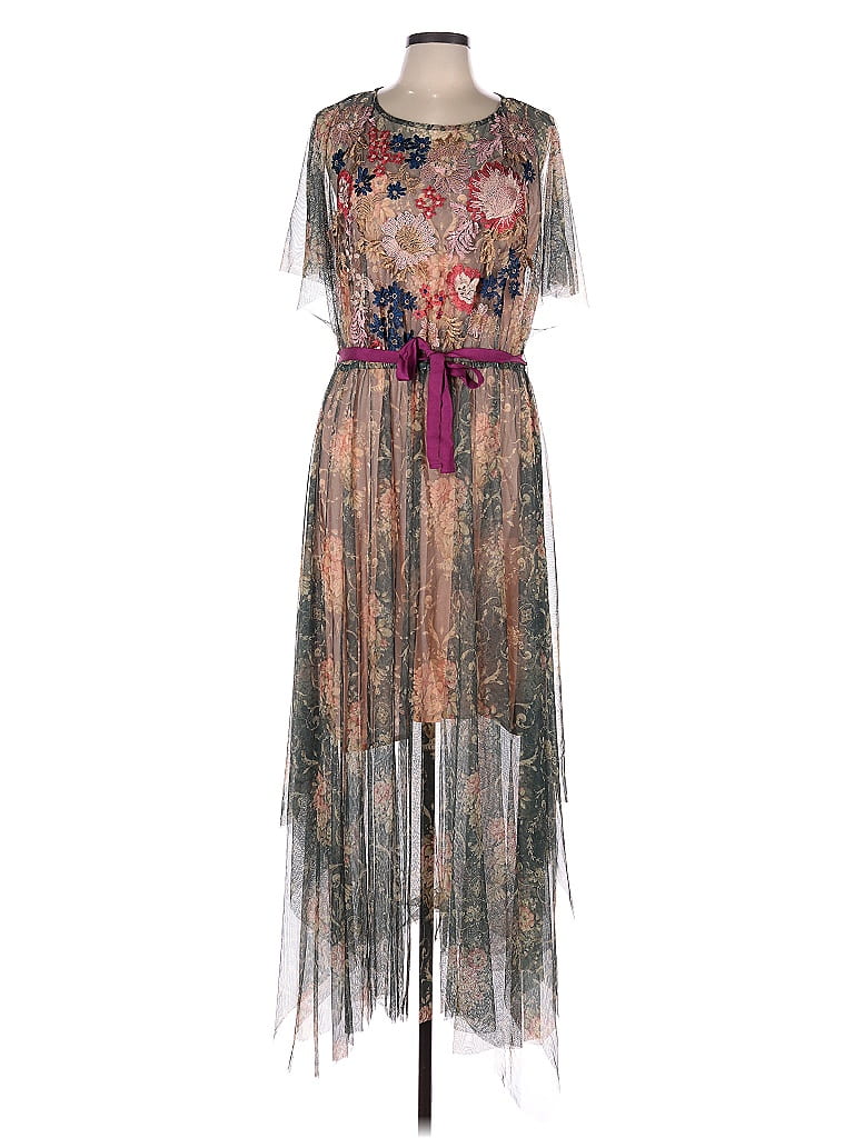 Tolani Paisley Brown Cocktail Dress Size L - 69% off | ThredUp