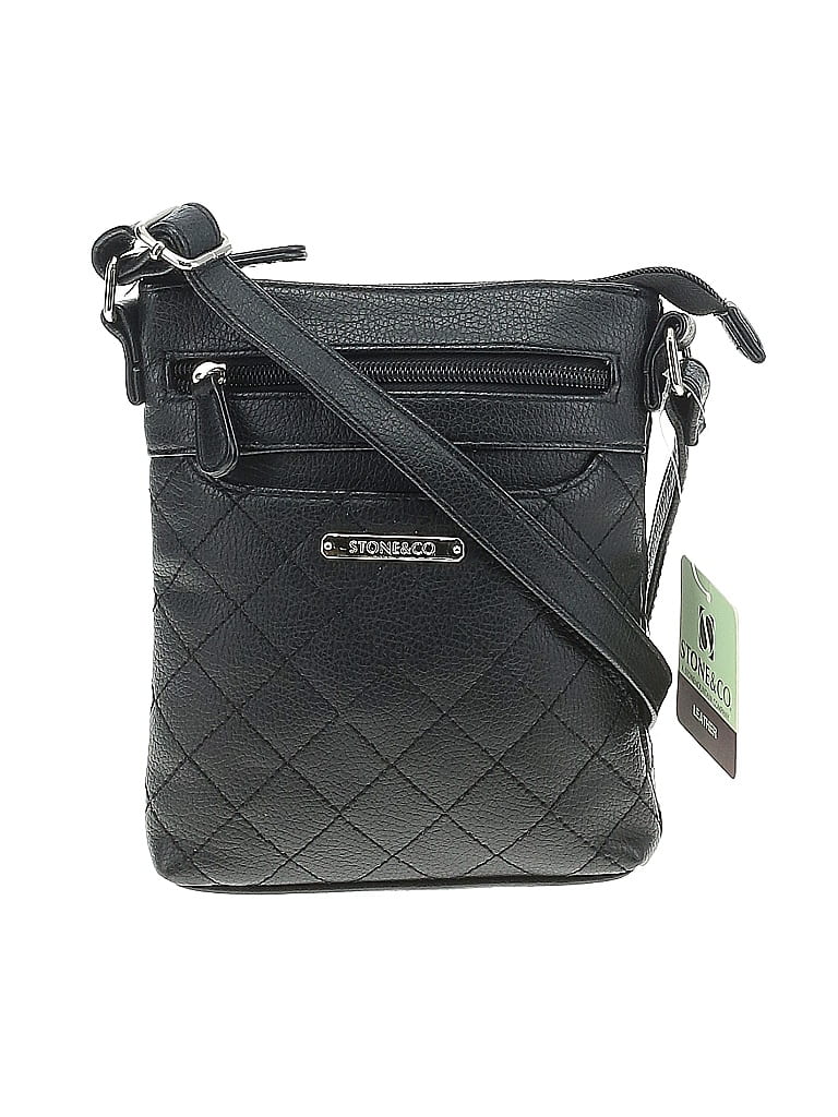 Stone & Co. Black Leather Crossbody Bag One size - 38% off | ThredUp