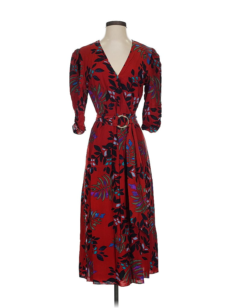 BA&SH Burgundy Cocktail Dress Size Sm (1) - 73% off | ThredUp