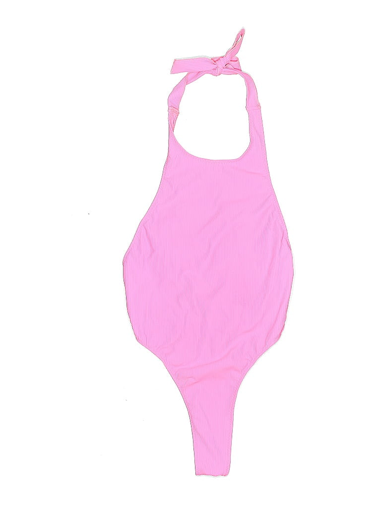 Bozzolo Solid Pink One Piece Swimsuit Size M - 31% off | ThredUp